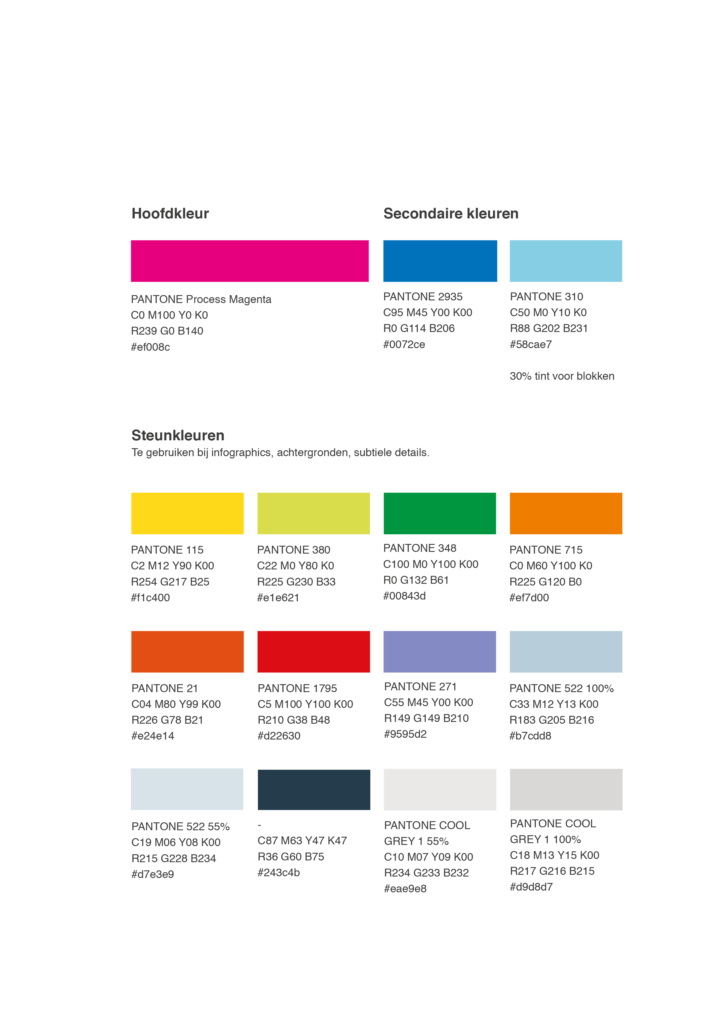 Kleurgebruik | Plan International